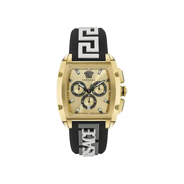 Versace Dominus Chronograph Watch - Gold