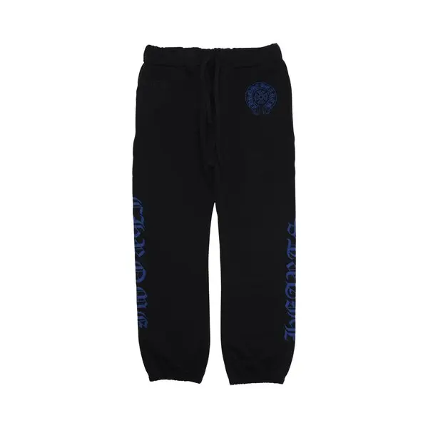 Chrome Hearts Horseshoe Logo Sweatpants /blue - Black