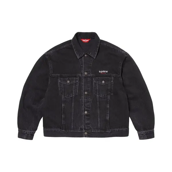 Supreme Denim Trucker Jacket - Black