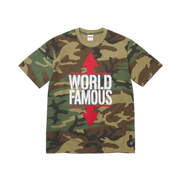 Supreme World Famous Tee - Brown