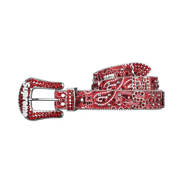Supreme X B.b. Simon Bandana Belt - Red