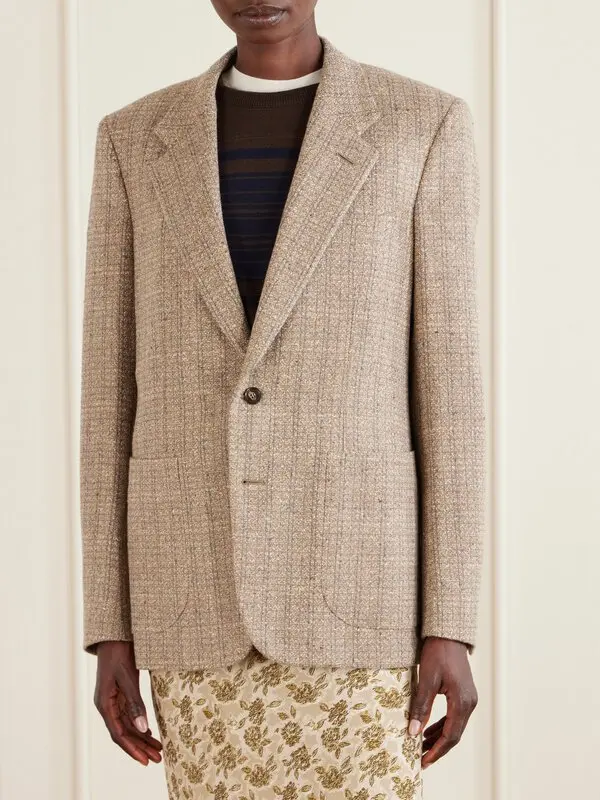 Loro Piana Hedland Checked Tweed Blazer