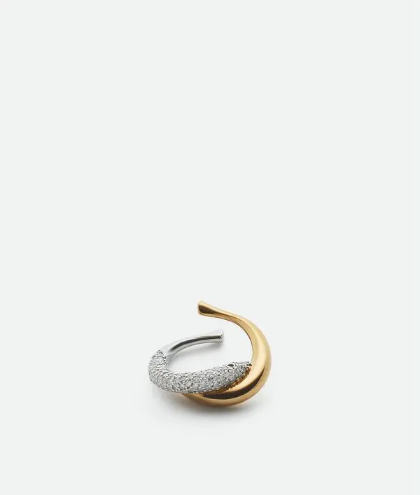 Bottega Veneta Sardine Ring - White