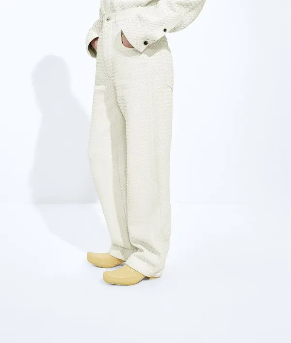 Bottega Veneta Small Intrecciato Leather Pants