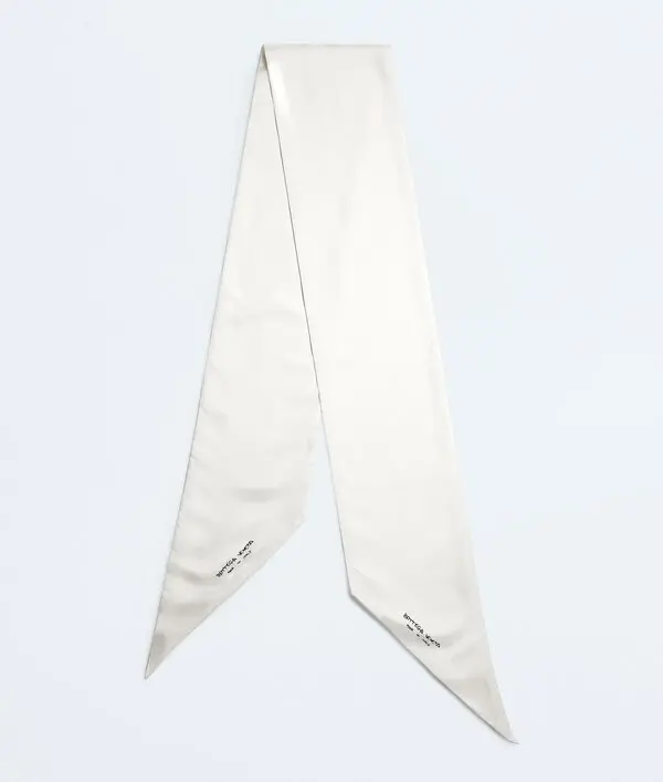 Bottega Veneta Big Twill Scarf - Chalk