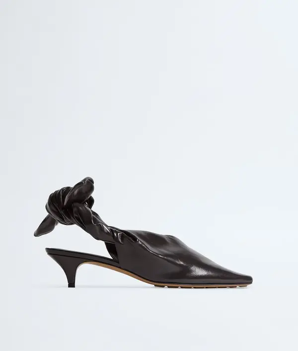 Bottega Veneta Vesta Sling-back Pump - Espresso