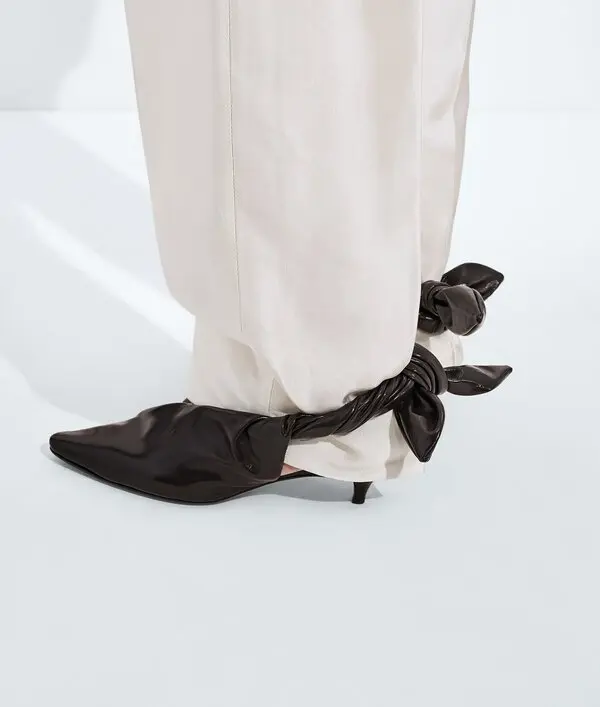 Bottega Veneta Vesta Sling-back Pump - Espresso