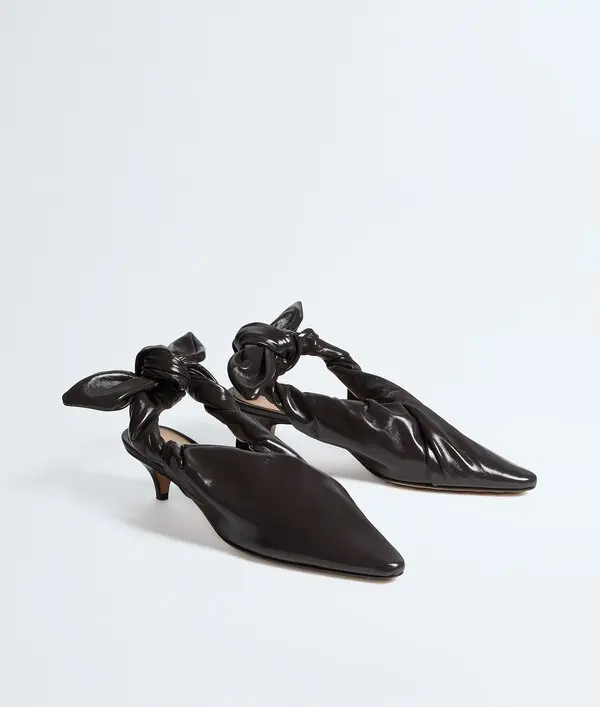 Bottega Veneta Vesta Sling-back Pump - Espresso