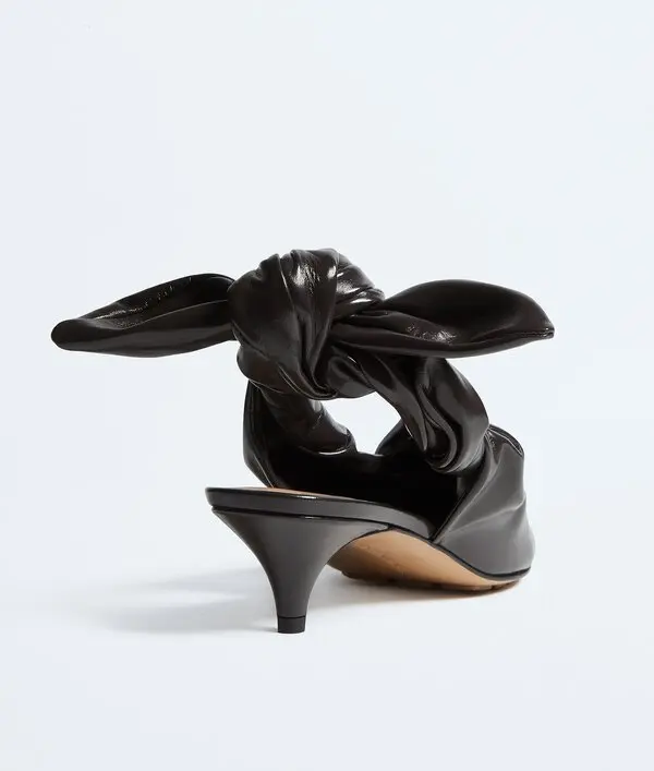 Bottega Veneta Vesta Sling-back Pump - Espresso