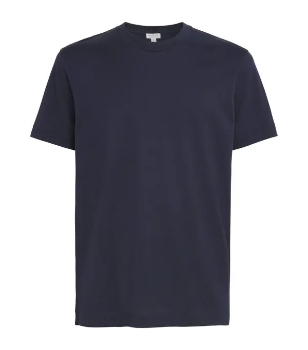 Sunspel Cotton-silk-cashmere T-shirt