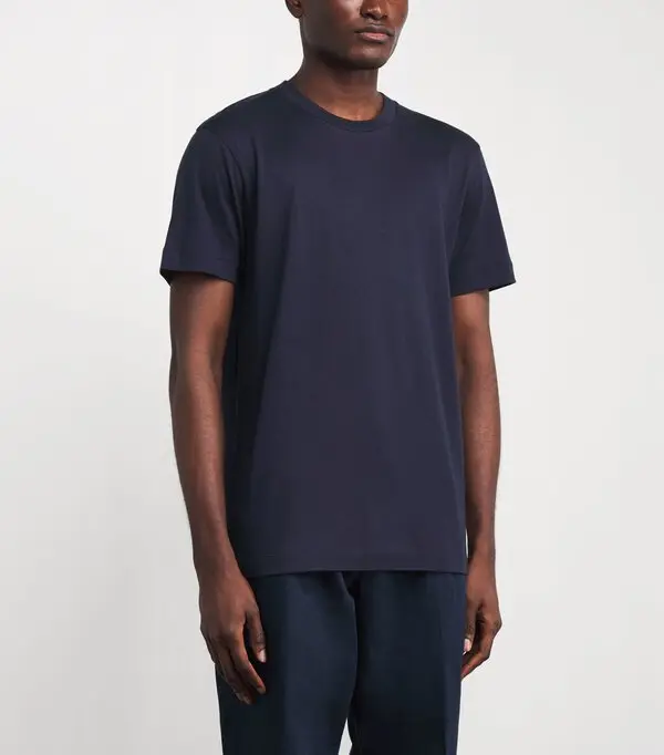 Sunspel Cotton-silk-cashmere T-shirt