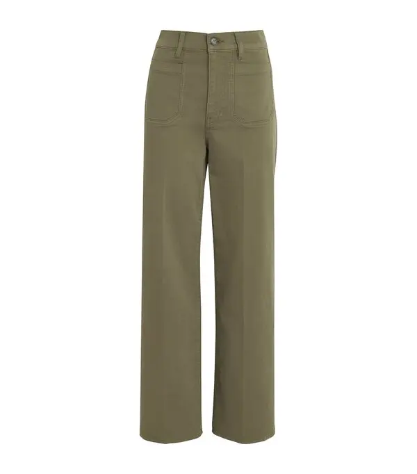 FRAME Le Slim Palazzo Bootcut Jeans - Green