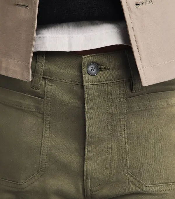 FRAME Le Slim Palazzo Bootcut Jeans - Green