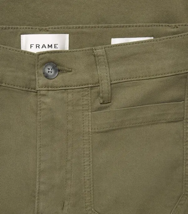 FRAME Le Slim Palazzo Bootcut Jeans - Green