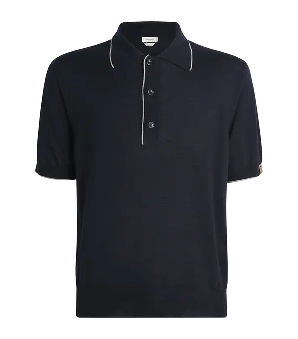 Jacob Cohen Wool-silk Polo Shirt