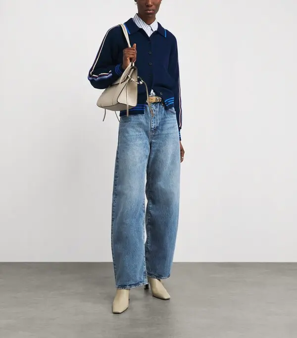 FRAME Bow Barrel Jeans - Blue