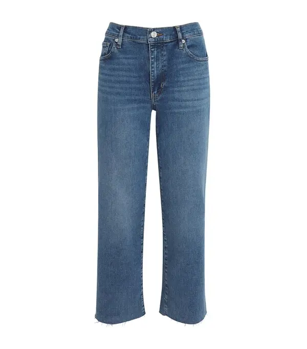 FRAME The Mellow Slim Wide-leg Jeans - Blue