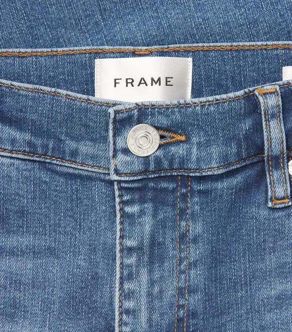 FRAME The Mellow Slim Wide-leg Jeans - Blue