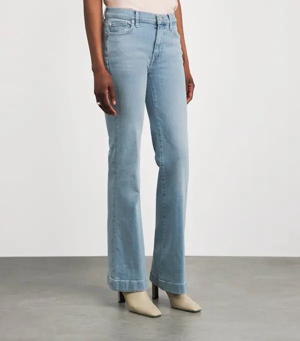 7 For All Mankind Dojo Flared Jeans - Blue