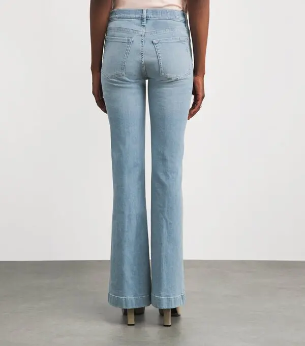 7 For All Mankind Dojo Flared Jeans - Blue