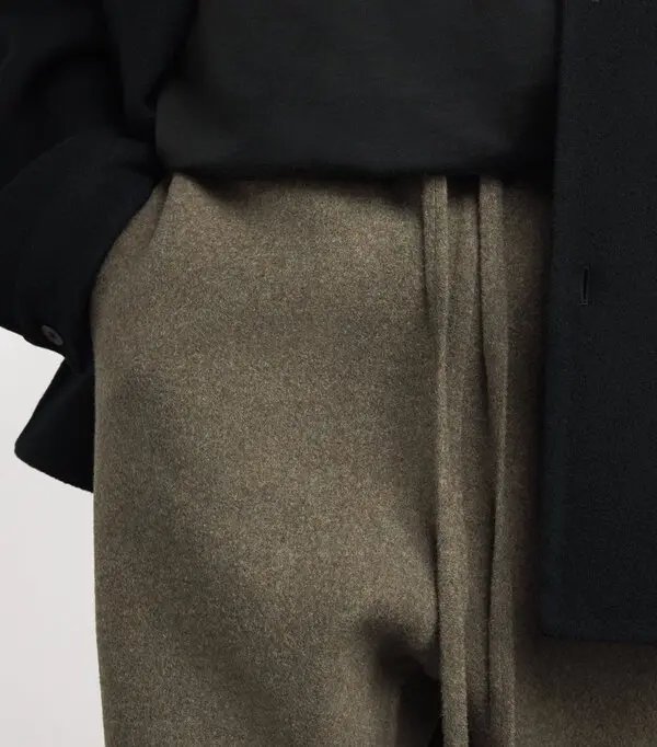 Fear Of God Wool-cashmere Flared Sweatpants