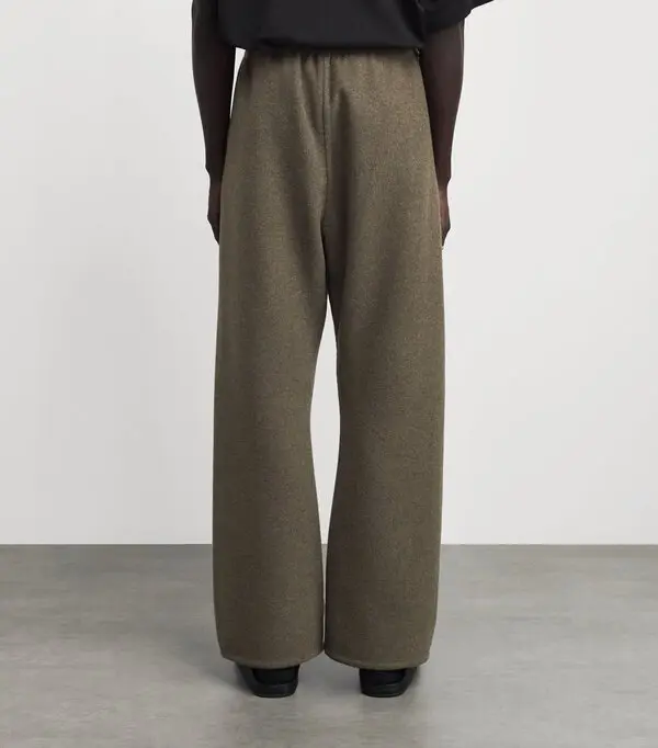 Fear Of God Wool-cashmere Flared Sweatpants