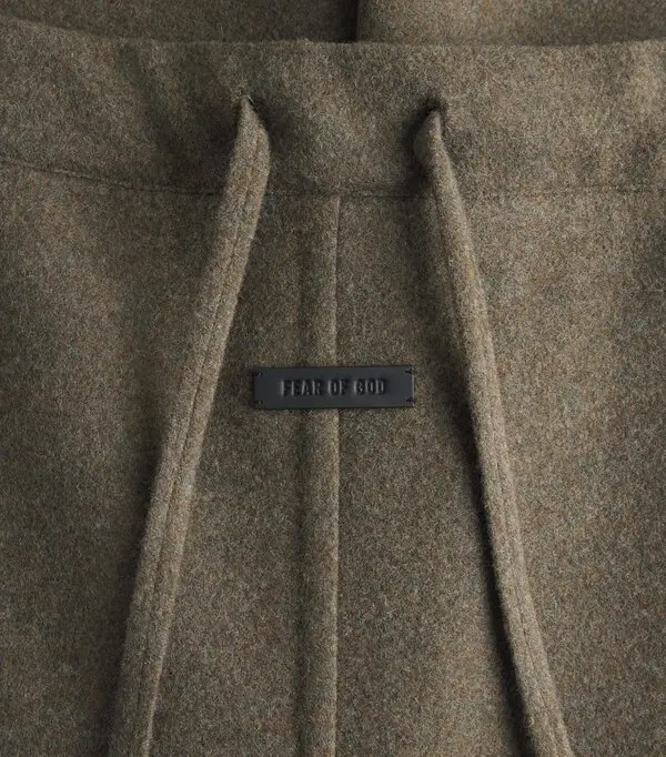 Fear Of God Wool-cashmere Flared Sweatpants