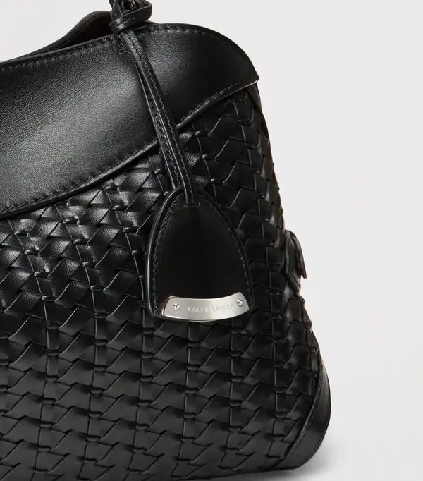 Ralph Lauren Leather Shoulder Bag - Black