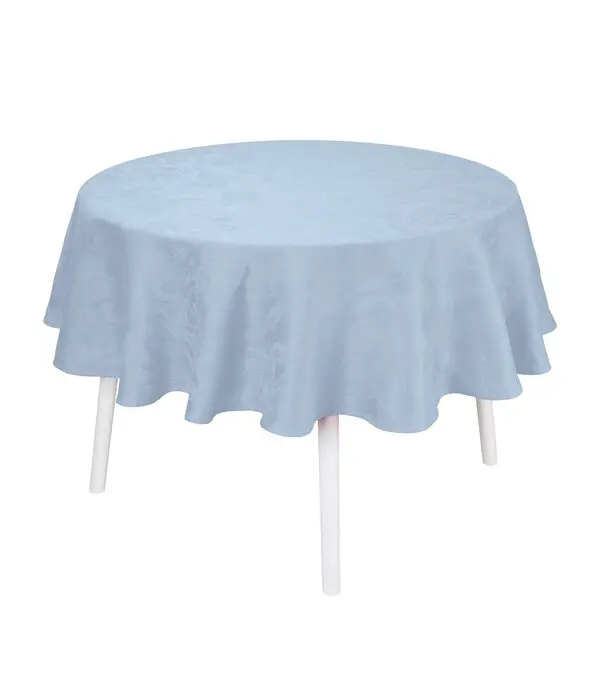 LE JACQUARD FRANÇAIS Linen Damask Tivoli Round Tablecloth