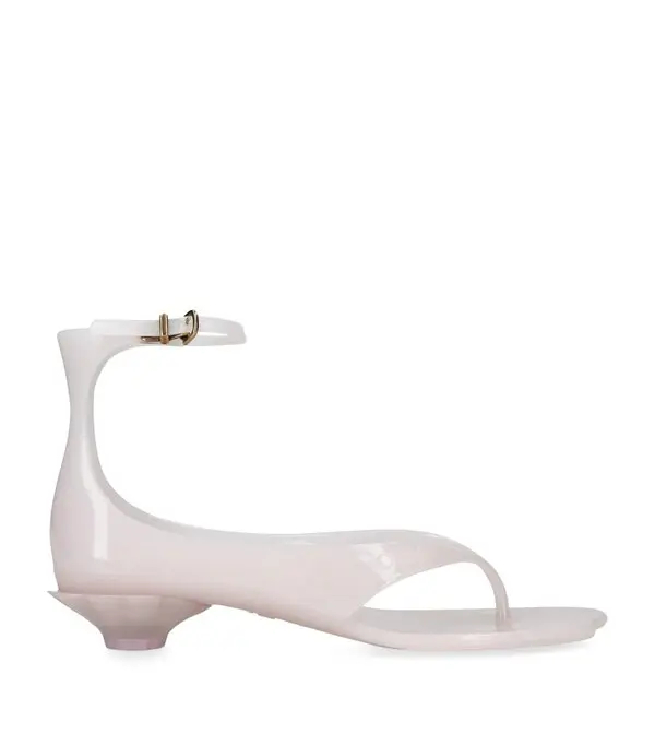 Chloé Jelly Heeled Sandals - Pink