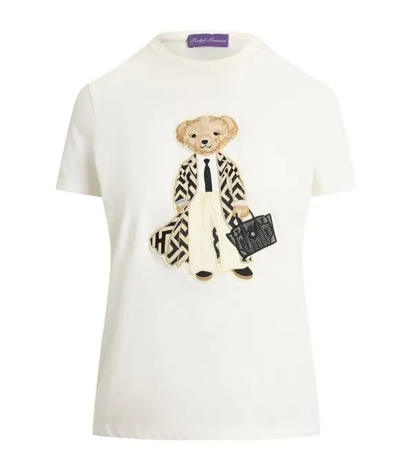 Ralph Lauren Cotton Polo Bear T-shirt - Neutral