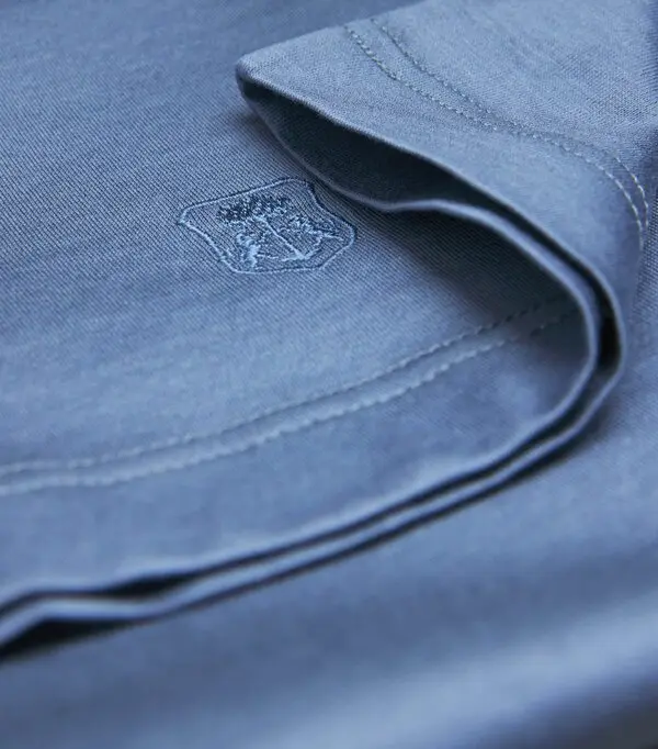 Corneliani Cotton Crew-neck T-shirt - Navy