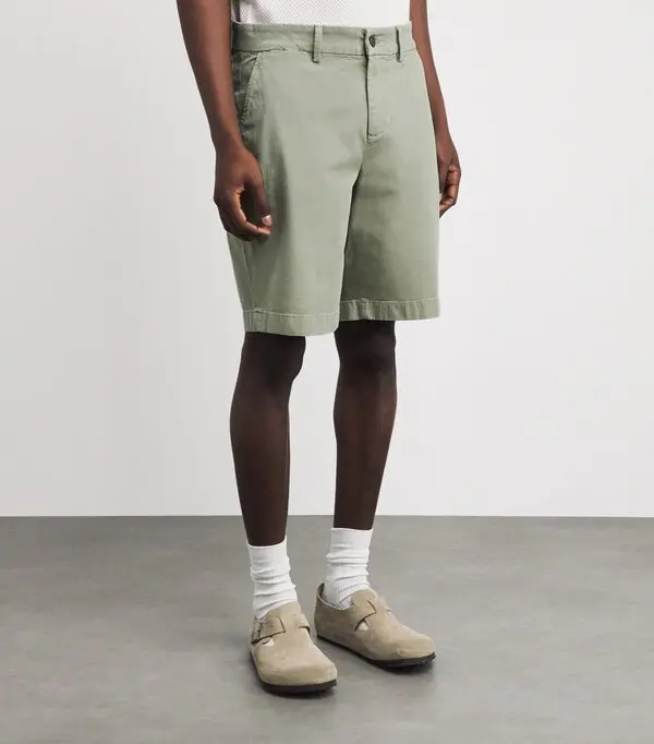 7 For All Mankind Luxe Performance Chino Shorts - Green