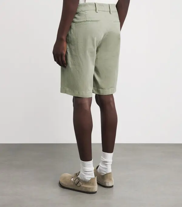7 For All Mankind Luxe Performance Chino Shorts - Green