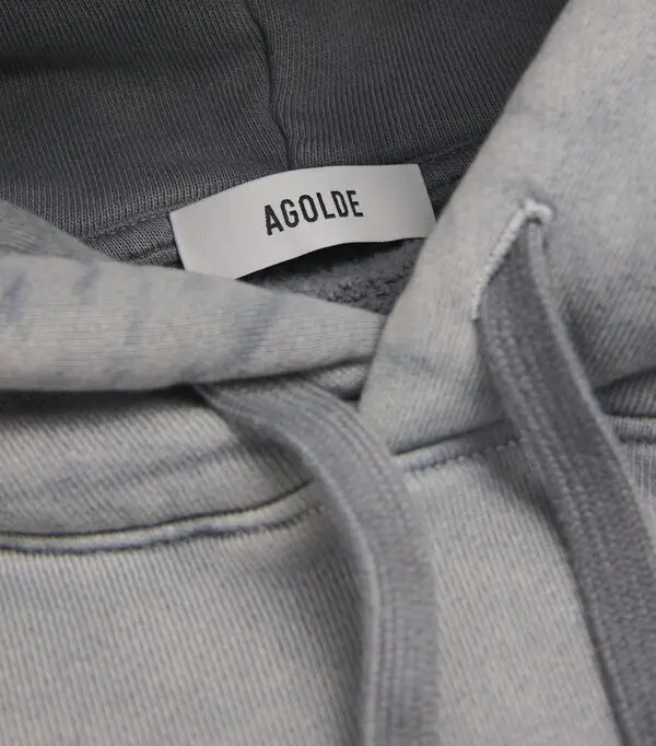 AGOLDE Cotton Salford Hoodie - Grey