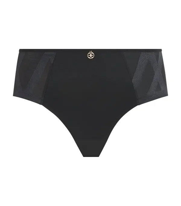 Chantelle Shorty Glaze Briefs - Black