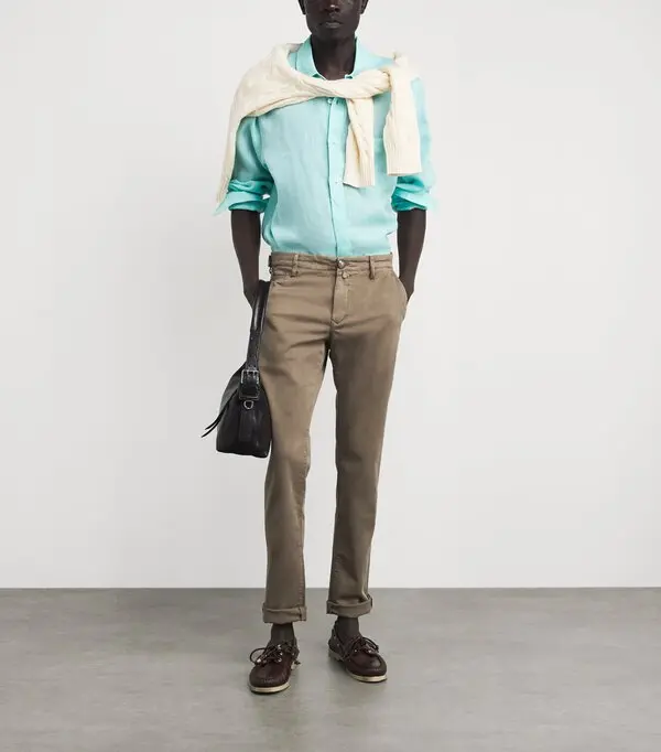 Jacob Cohen Linen Long-sleeve Shirt