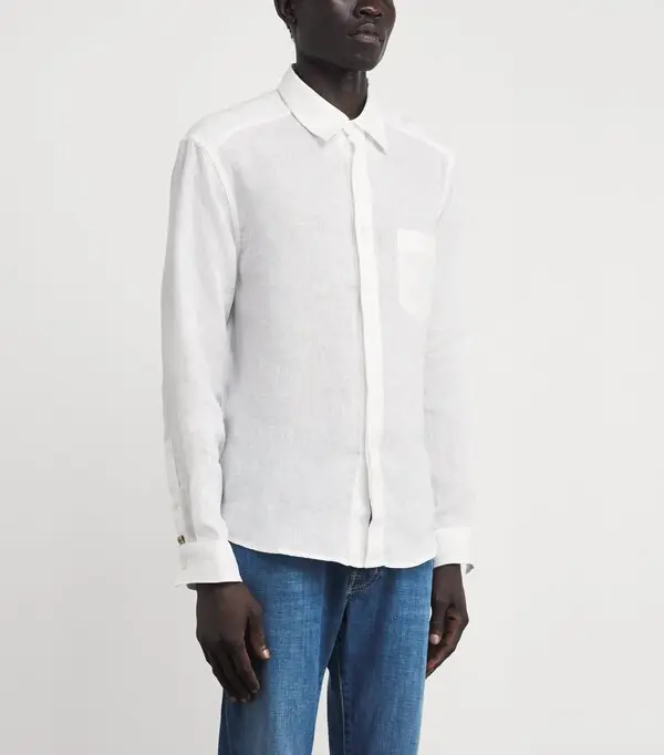 Jacob Cohen Linen Long-sleeve Shirt