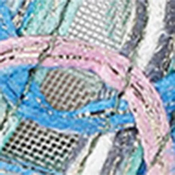 Kurt Geiger Woven Chelsea Flat Sandals - Blue
