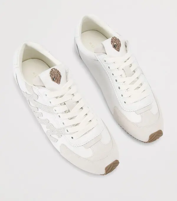 Kurt Geiger Embellished Islington Sneakers - White