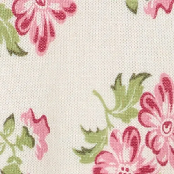 Max Mara Floral Print Cotton Sweater - White