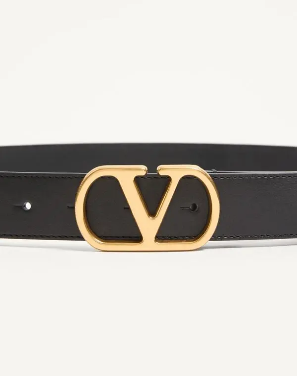 Valentino Garavani Vlogo Signature Belt - Black