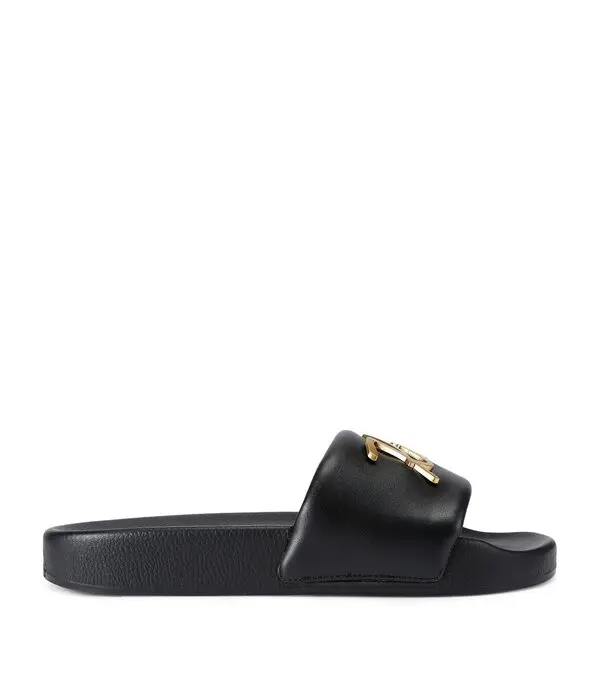 Kurt Geiger Meena Logo Slides - Black
