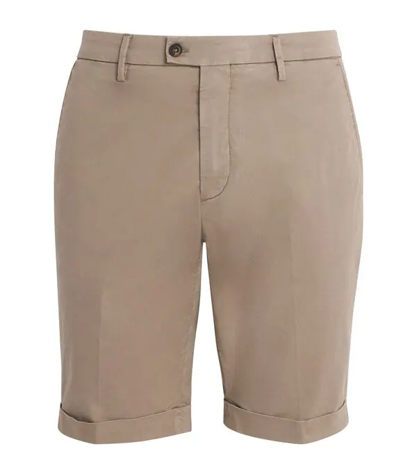 Corneliani Tailored Bermuda Chino Shorts - Beige