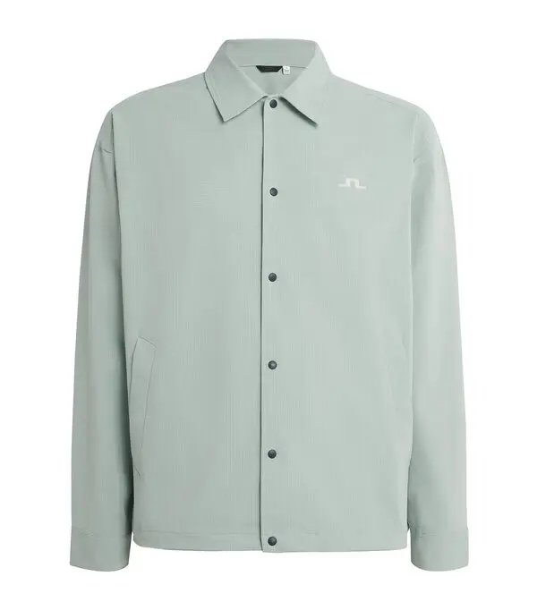 J. Lindeberg Dex Coach Overshirt - Green