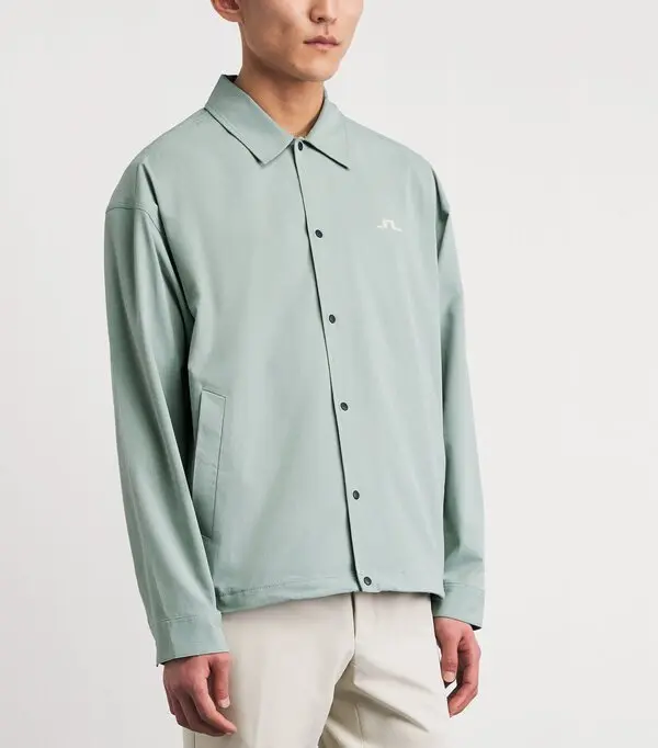 J. Lindeberg Dex Coach Overshirt - Green