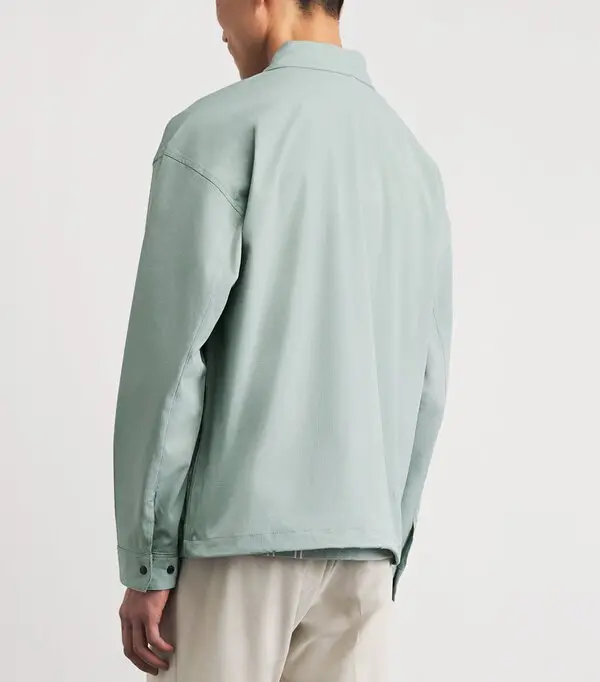 J. Lindeberg Dex Coach Overshirt - Green
