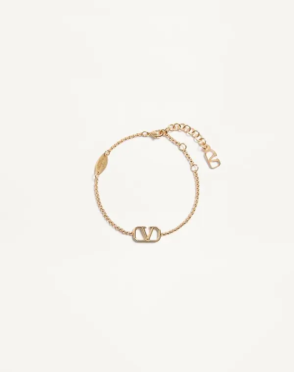 Valentino Garavani Vlogo Signature Metal Bracelet - Gold