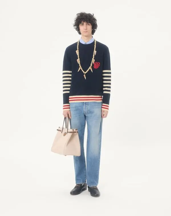 Valentino Garavani Regular Fit Denim Trousers