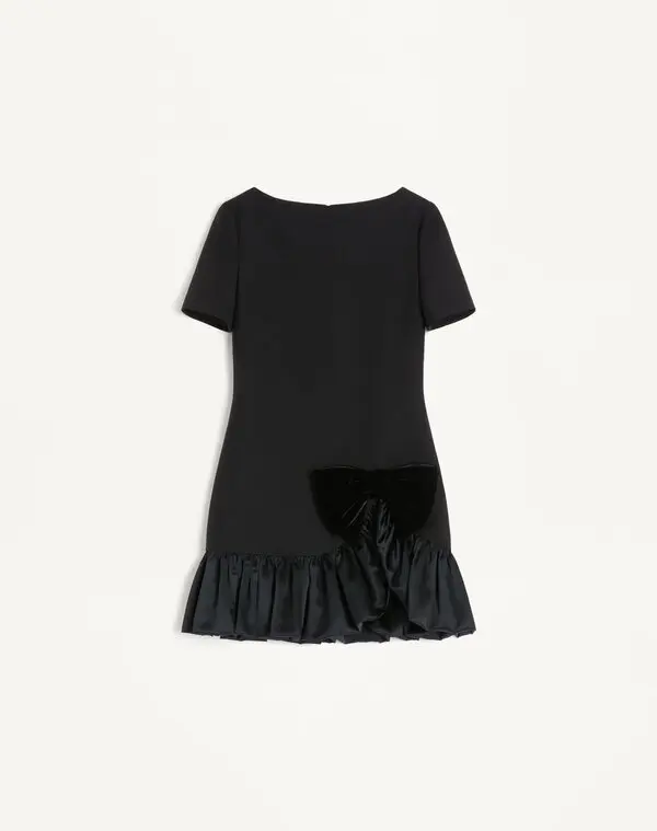 Valentino Garavani Crepe Couture Short Dress - Black